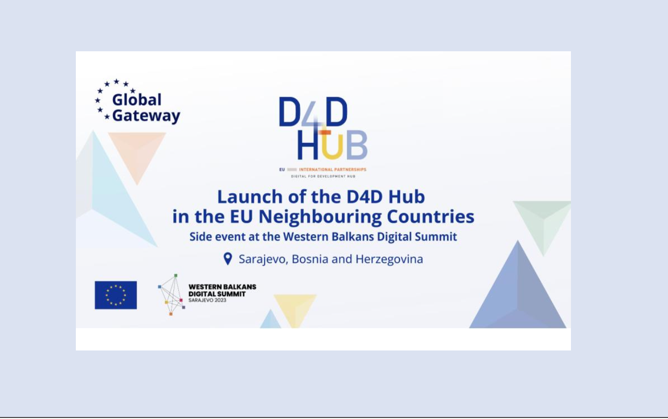 Launching the Digital for Development Hub for the Western Balkans News ...